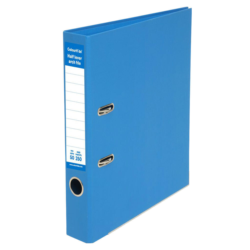 ColourHide A4 250 Sheets Half Lever Arch File Folder/Paper Storage ...