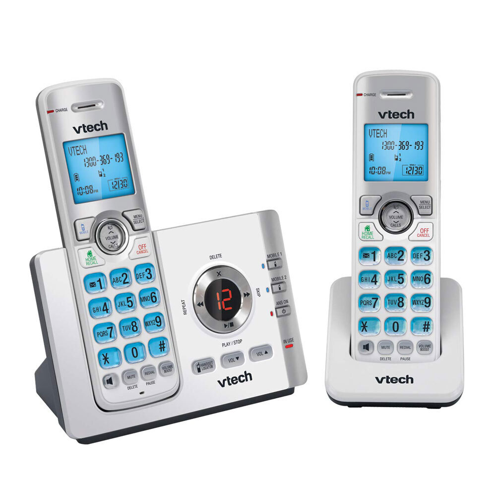 2pc VTech CLS17551 WiFi DECT 6.0 Handset Cordless Home Phone w/ Mobile ... 2pc VTech CLS17551 WiFi DECT 6.0 Handset Cordless Home Phone w/ Mobile ...